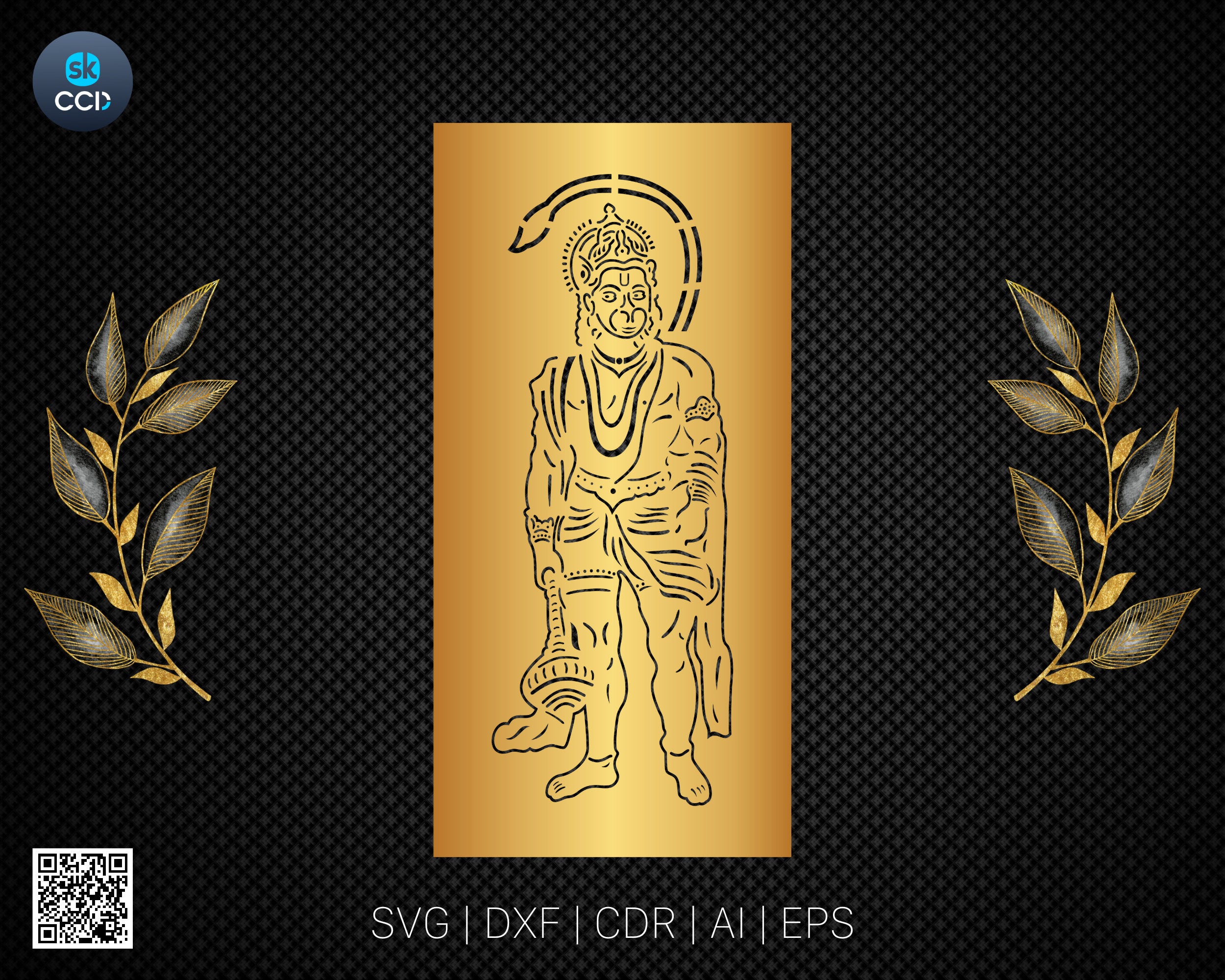 Indian God | Lord Hanuman | Hanuman | Laser Cutting Design | DXF Vecto ...